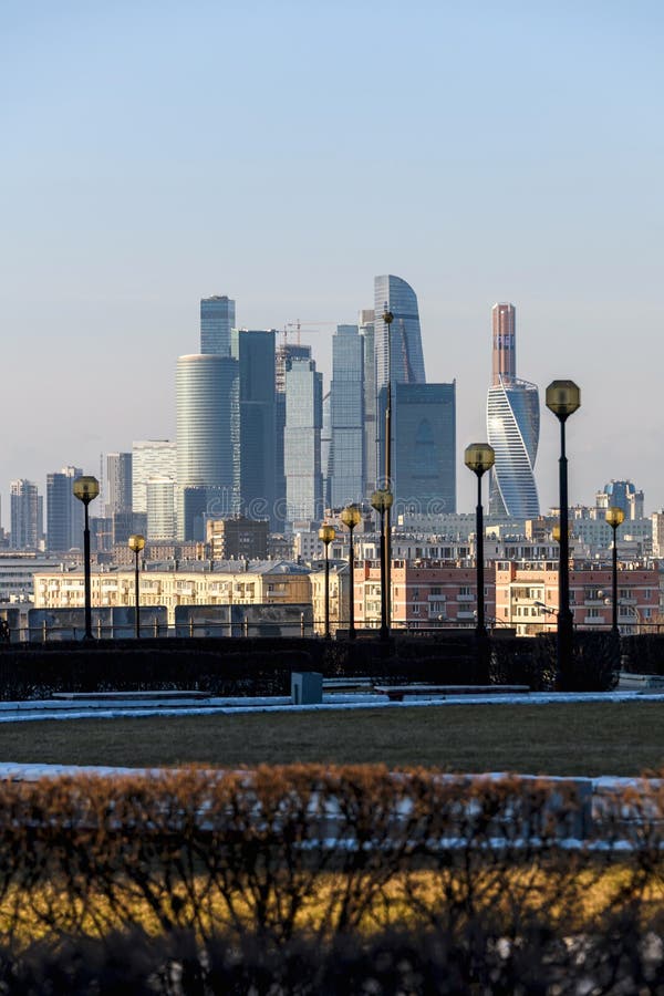 Modern Moscow stock photo. Image of outdoors, exterior - 27164814