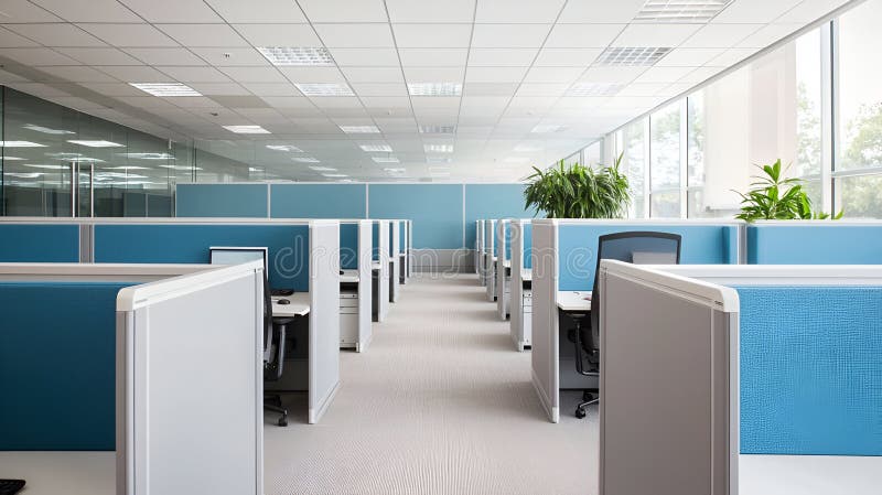 View Modern Office Space Cubicles Natural Light Interior Stock Photos ...
