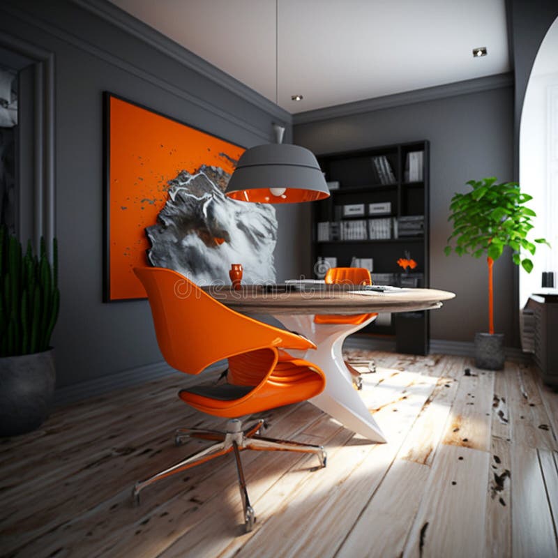 View of Modern Room Design Emphasizes Simplicity, Functionality, and a ...