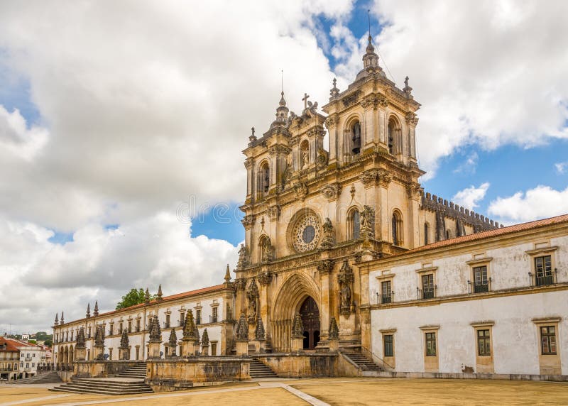 View at the Monastery of Alcobaca - Portugal Stock Image - Image of ...