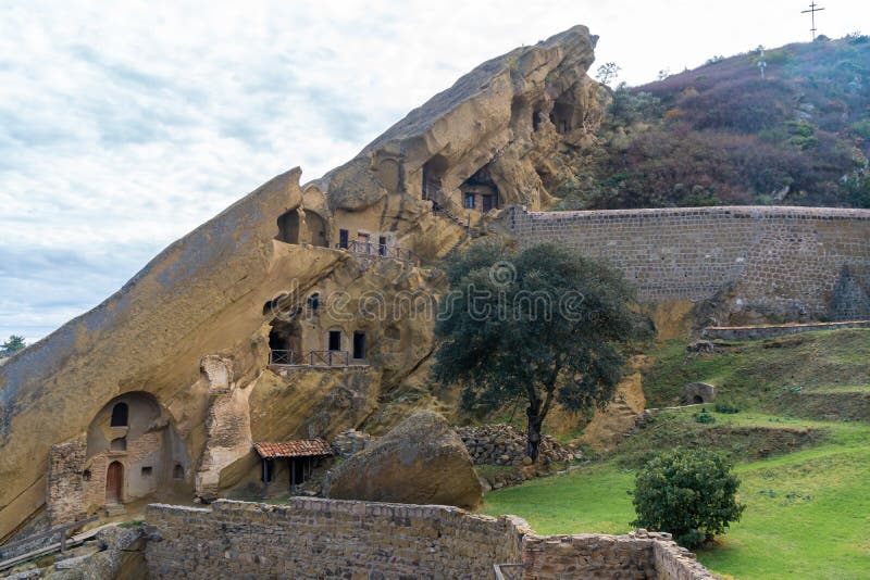 View of the Monastery Complex of David Gareja of Eastern Georgia Stock ...