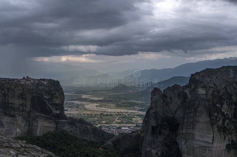 View of the Monastery of the Holy Trinity Stock Photo - Image of ...
