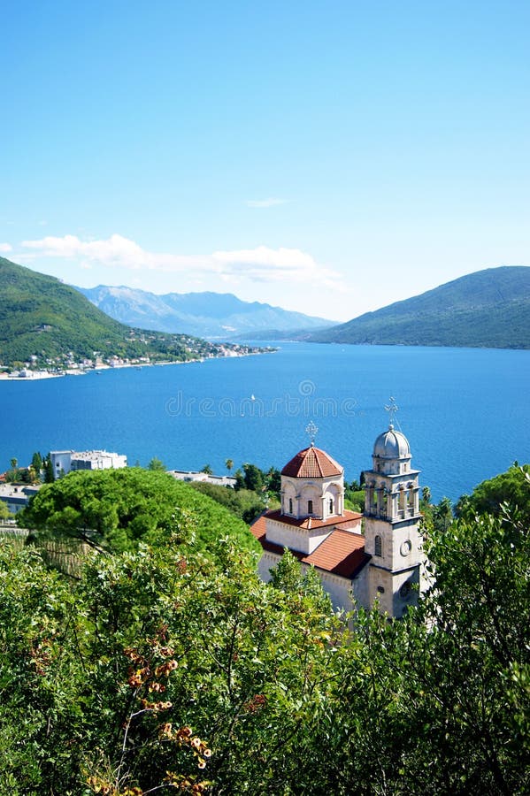 View of the Monastery Savina, Herceg Novi Stock Photo - Image of ...