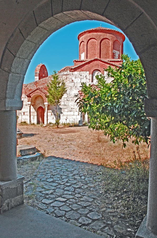 View of Monastry stock image. Image of bysantium, apollonia - 6466477