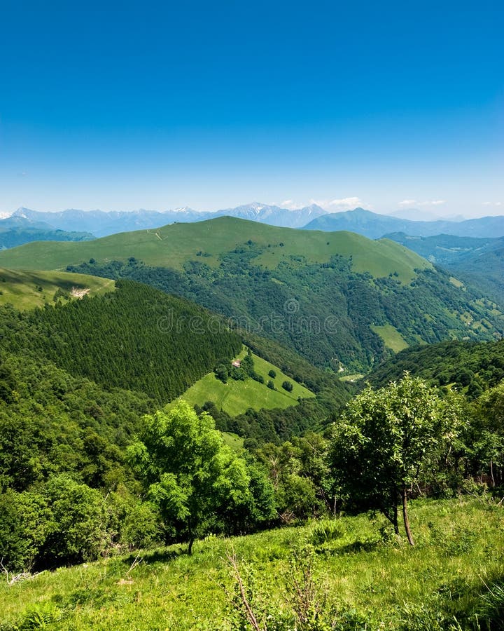 View from monte generoso stock image. Image of scenic - 9882319