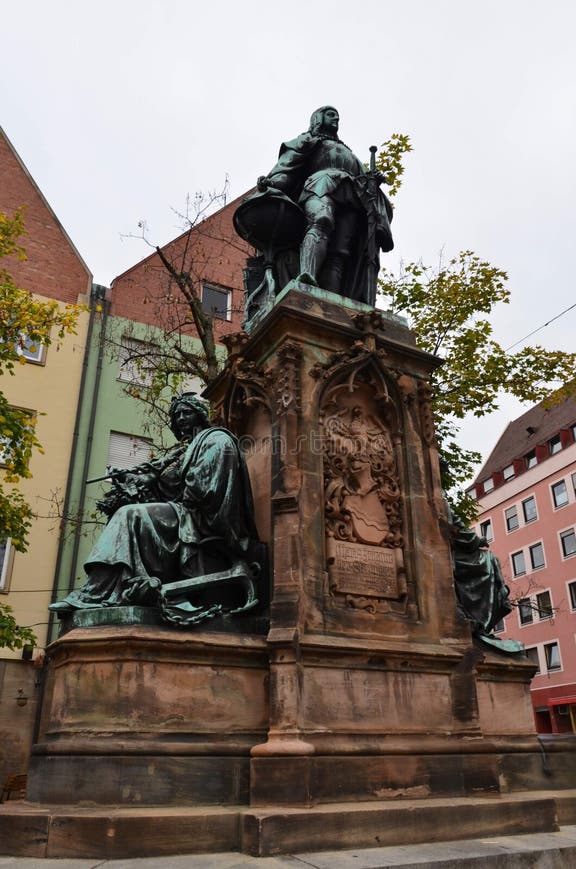 View of the Monument To Martin Behaim (1459-1507 Stock Image - Image of ...
