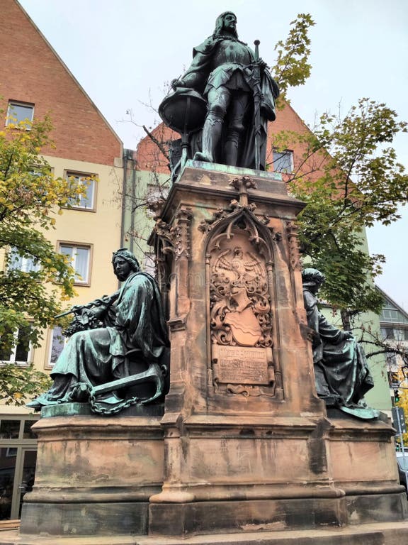View of the Monument To Martin Behaim (1459-1507 Stock Image - Image of ...