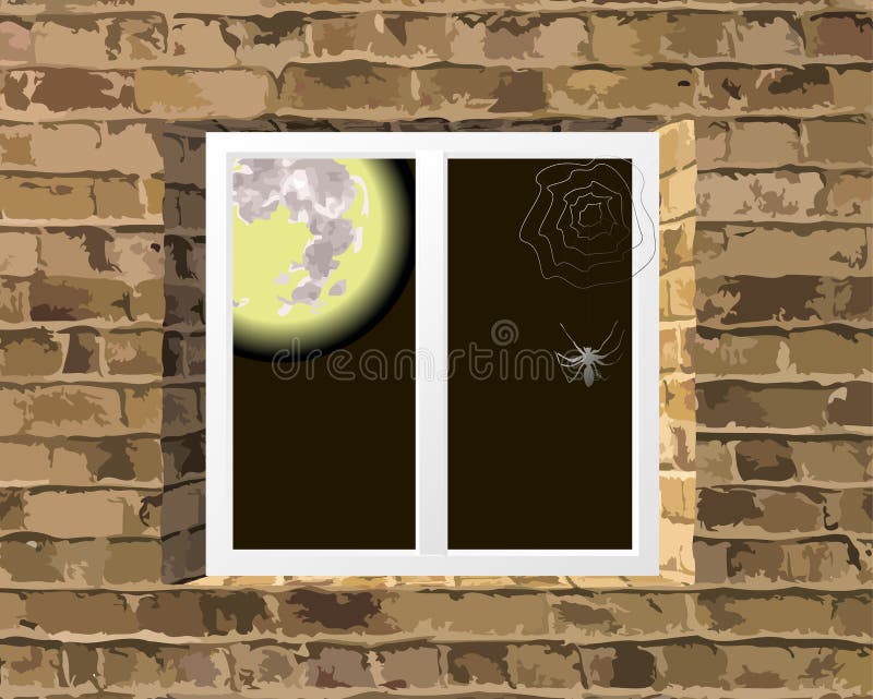 View on the moon stock vector. Illustration of dusk, backdrop - 27554167