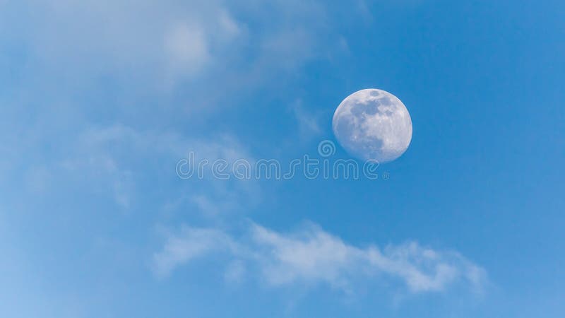 Moon In Sky Day