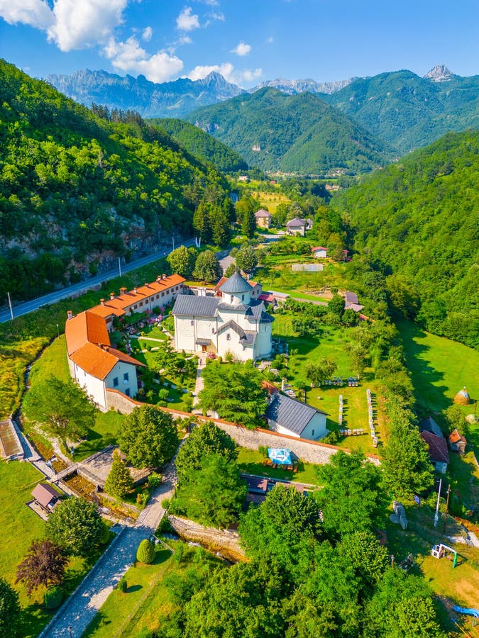 View of Moraca Monastery in Montenegro Editorial Image - Image of ...