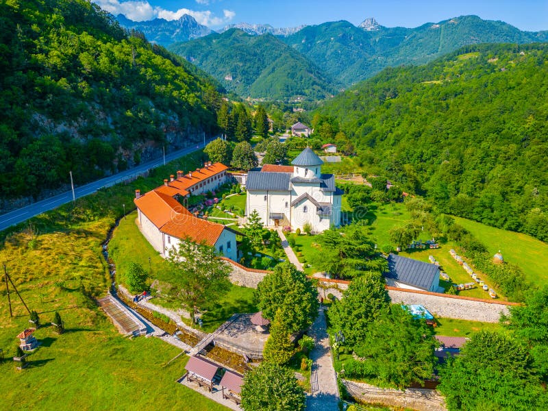 View of Moraca Monastery in Montenegro Editorial Stock Photo - Image of ...