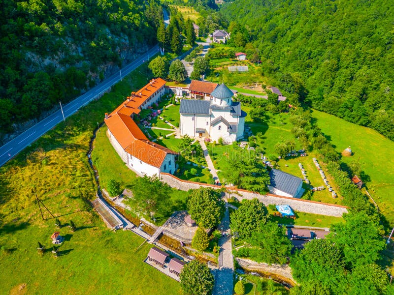 View of Moraca Monastery in Montenegro Editorial Image - Image of ...