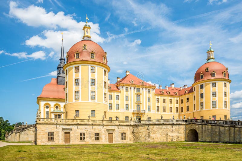 View at the Moritzburg Castle in Germany Editorial Photo - Image of ...