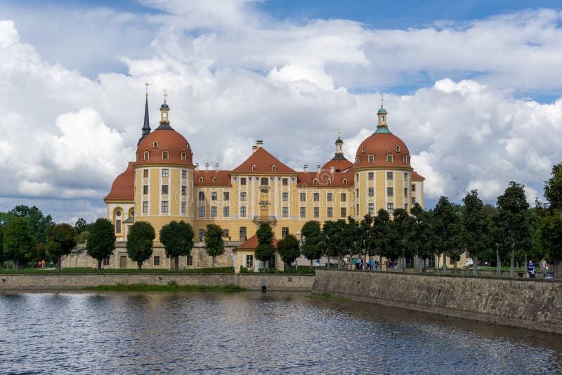 View of the Moritzburg Castle in Saxony Editorial Photography - Image ...