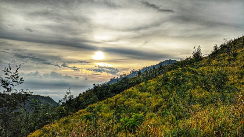 View Morning from Mongkrang Stock Image - Image of grass, nature: 200665289