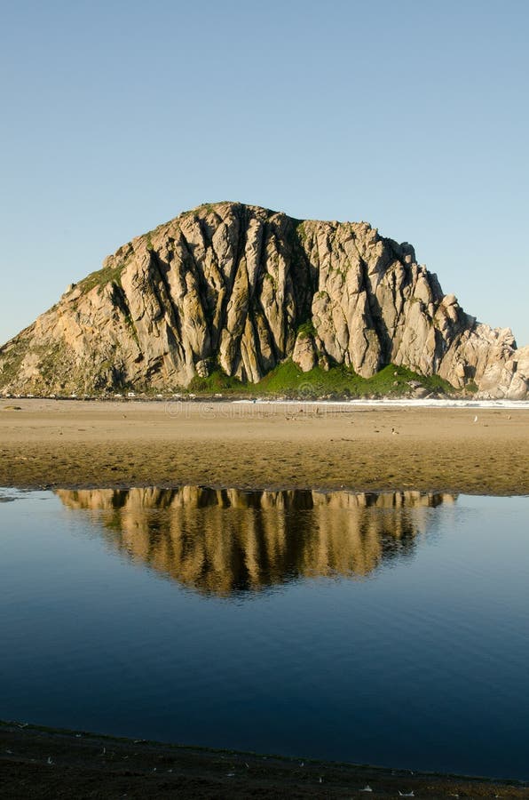 Morro Rock, Central Coast, California Stock Photo - Image of scenic ...