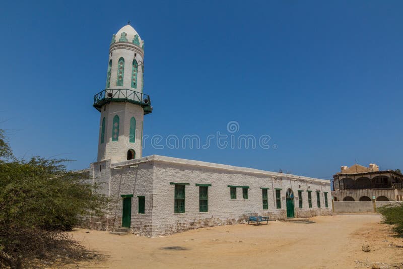 View of a Mosque in Berbera, Somalila Stock Image - Image of muslim ...