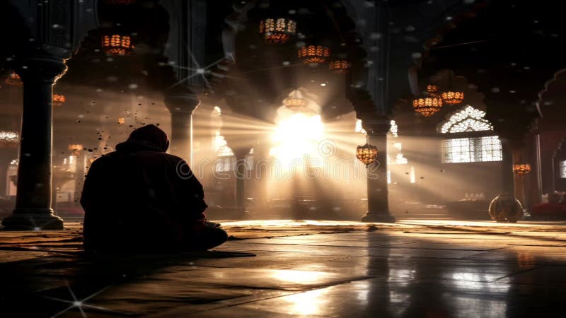View of the Mosque with a Comfortable, Calm and Beautiful Atmosphere ...