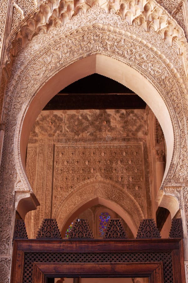 View of the Mosque Wall Details in Morocco Editorial Image - Image of ...