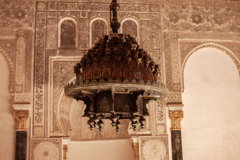 View of the Mosque Wall Details in Morocco Editorial Stock Image ...