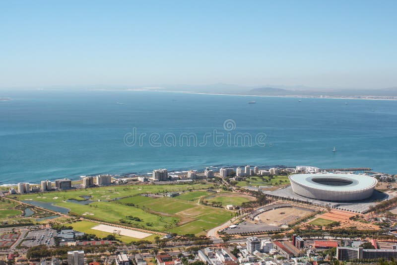 Mouille Point Sea Point Promenade in Cape Town, South Africa Editorial ...