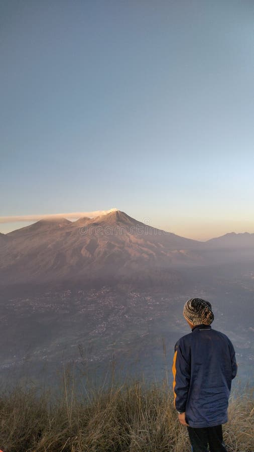 View of Mount Arjuno Welirang Stock Photo - Image of view, natural ...