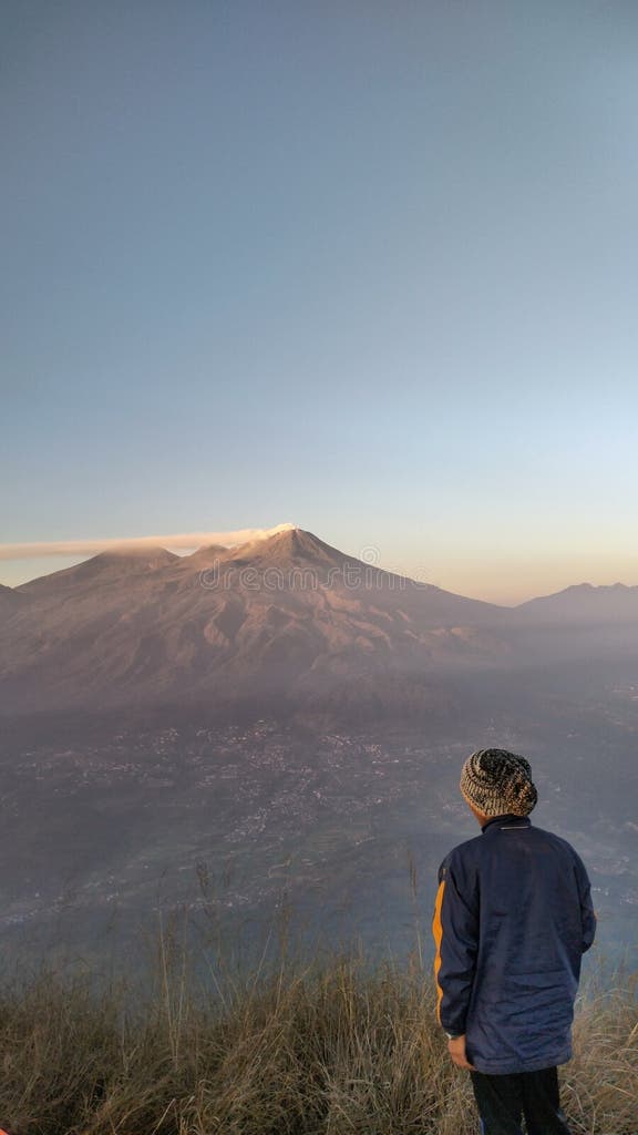 View of Mount Arjuno Welirang Stock Photo - Image of view, natural ...