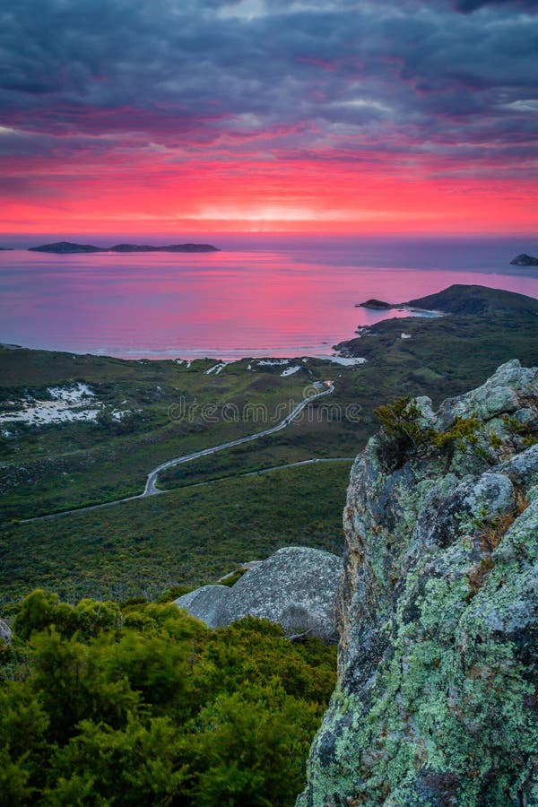 Wilsons Promontory National Park View from Mount Oberon Stock Photo ...