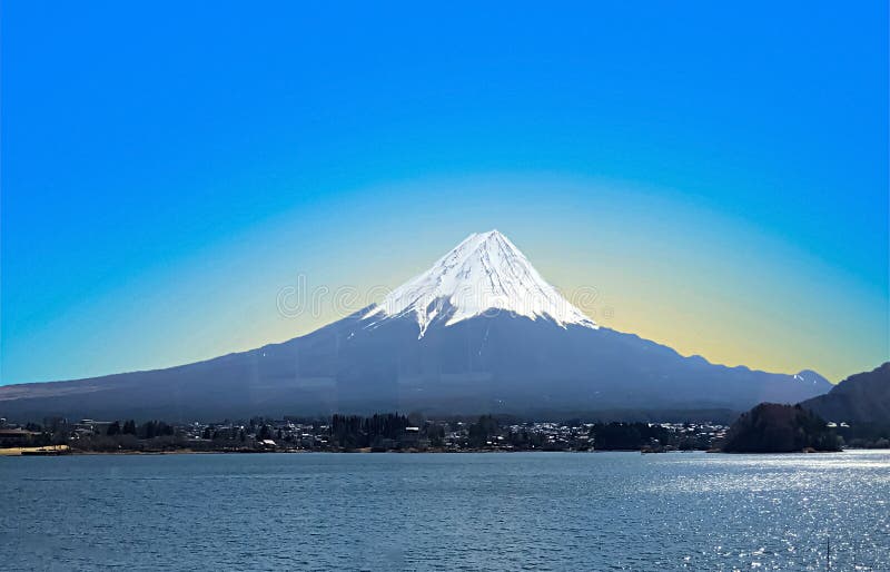 View of Mount Fuji in Japan Stock Photo - Image of scenic, lake: 278246280