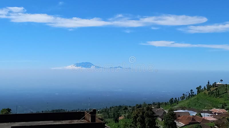 View of Mount Lawu Indonesia on a Morning Stock Image - Image of ...