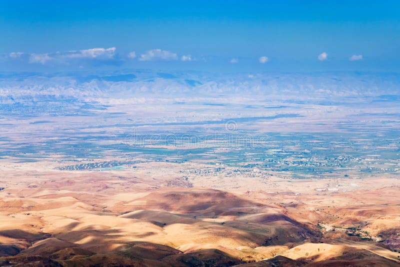 View from Mount Nebo in Jordan Stock Image - Image of mount, nebo: 23982011