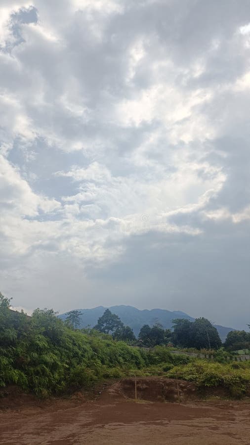 View of Mount Salak in Bogor Stock Image - Image of view, mount: 272727185