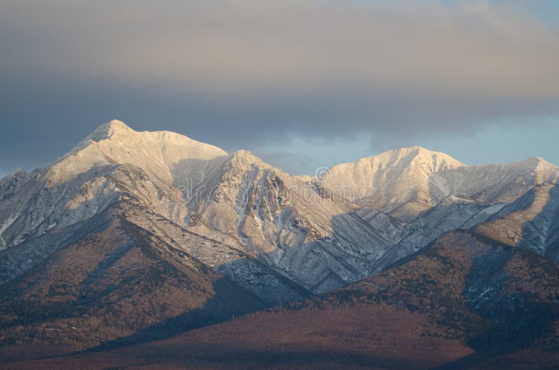 View of Mount Shari. stock image. Image of high, scene - 268518669