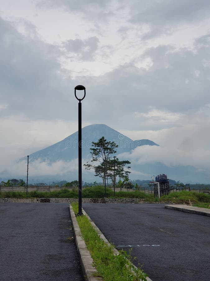 View Mount Sindoro Wonosobo Indonesia Stock Photo - Image of sindoro ...