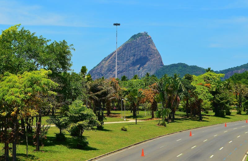 View of Mount Urca in Rio De Janeiro in Brazil Stock Photo - Image of ...