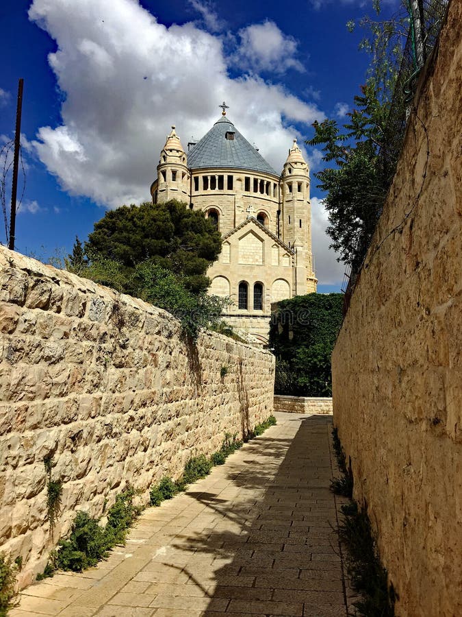A View of Mount Zion in Jerusalem Stock Image - Image of zion, holes ...