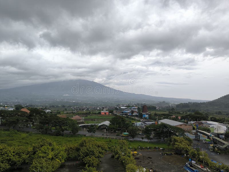 View of Mountain in Batu City in Malang Indonesia Editorial Stock Image ...
