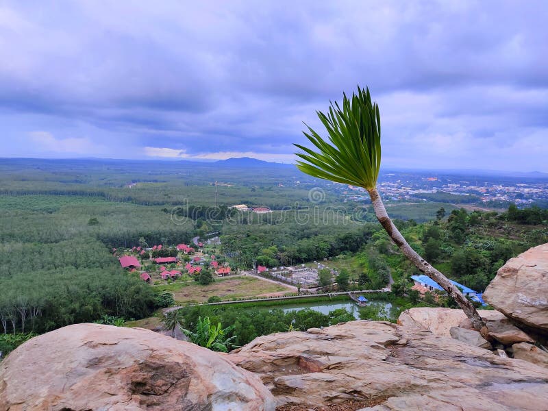 View on the Mountain Looking Down To the Ground Stock Image - Image of ...
