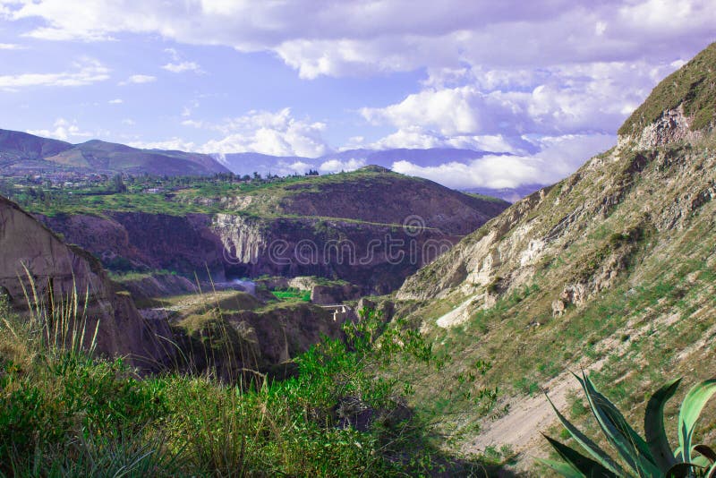 Mountains abyss landscape stock photo. Image of cloudy - 196722302