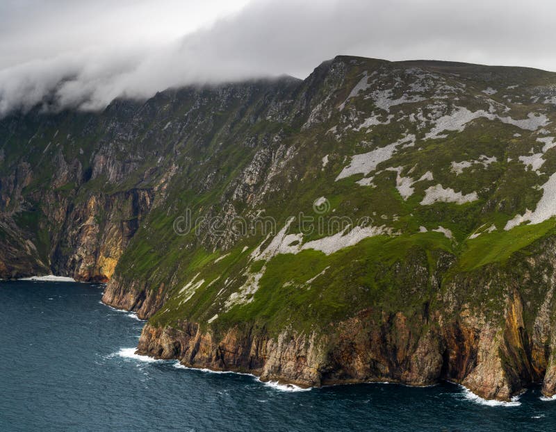 View of the Mountains and Cliffs of Slieve League on the Northwest ...