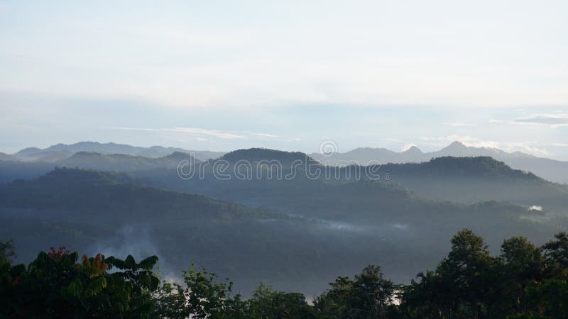 View of the Mountains from a High Vantage Point Stock Photo - Image of ...