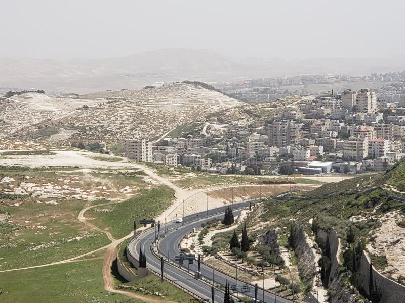 A view from Mt. Scopus stock photo. Image of mountain - 134732458