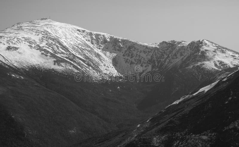 View of Mt. Washington stock photo. Image of tower, range - 1234130