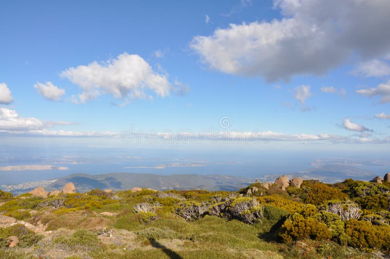 Summit of Mount Wellington stock photo. Image of mount - 17135458
