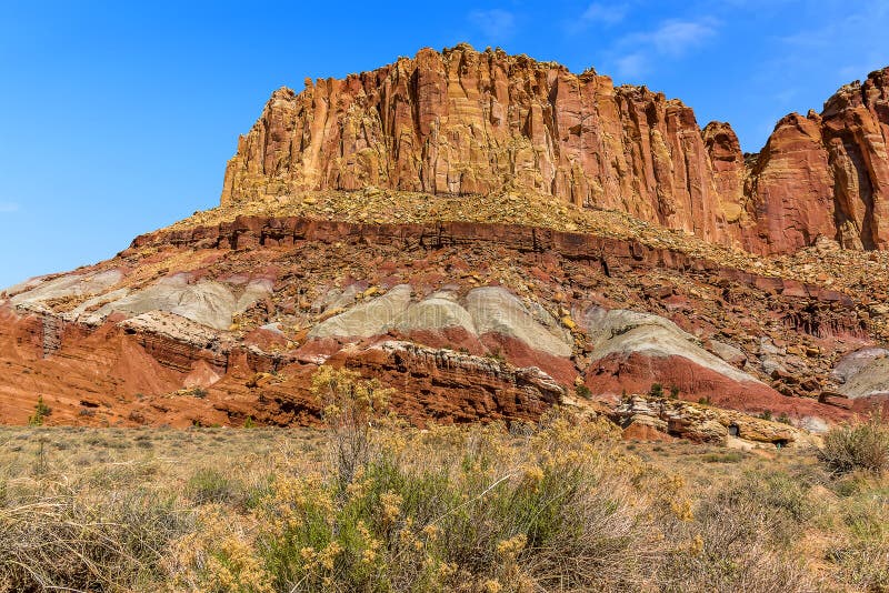 Rock Strata of the Grand Canyon Showing the North Rim, South Rim and ...