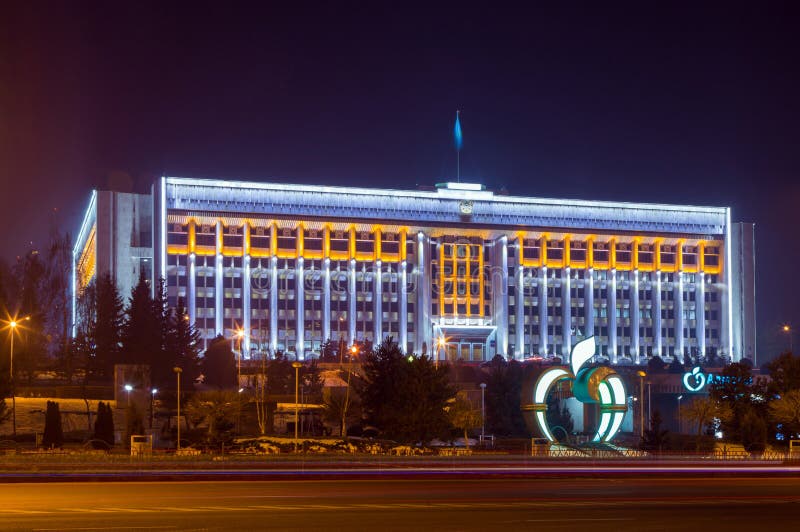 Almaty City Municipal Administration Building Editorial Image - Image ...