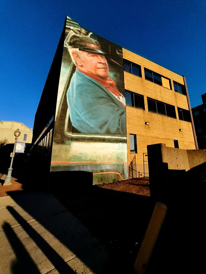 A View of a Mural in Downtown Moncton Editorial Image - Image of street ...