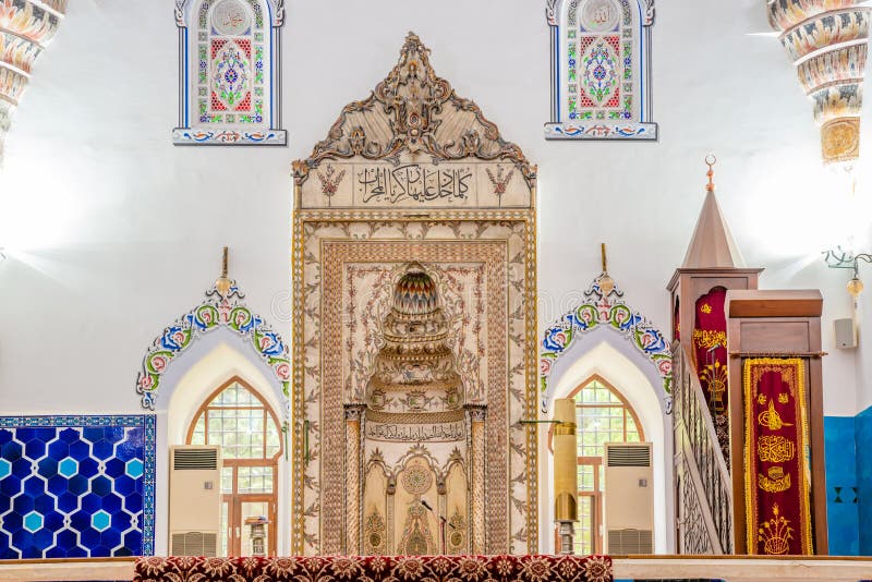 View of Murat II Mosque at Muradiye Complex Stock Photo - Image of ...