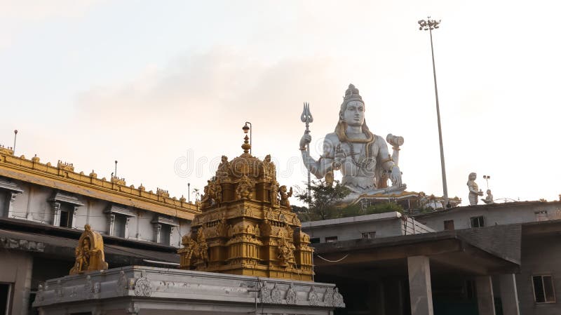 The View of Murudeshwar Devasthan. Stock Image - Image of religious ...