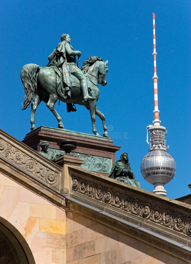 View from the Museum Island Stock Image - Image of sculpture, high ...